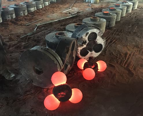 Grinding Media Balls Manufacturing - metal mould & production line